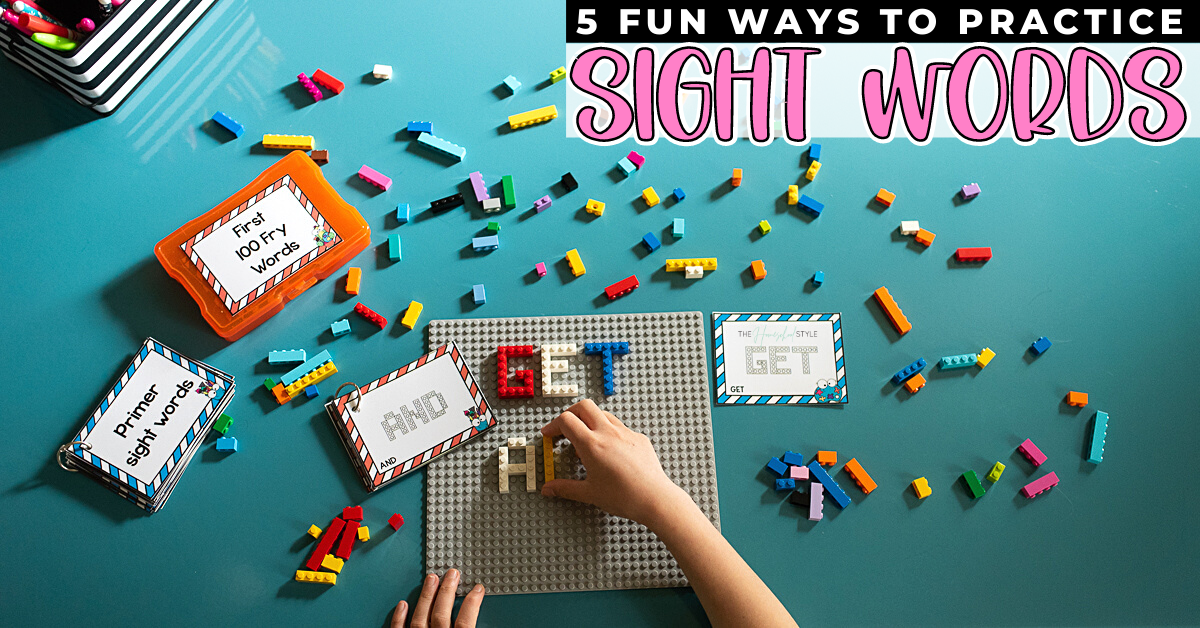 5 Fun Ways to Practice Sight Words - The Primary Style