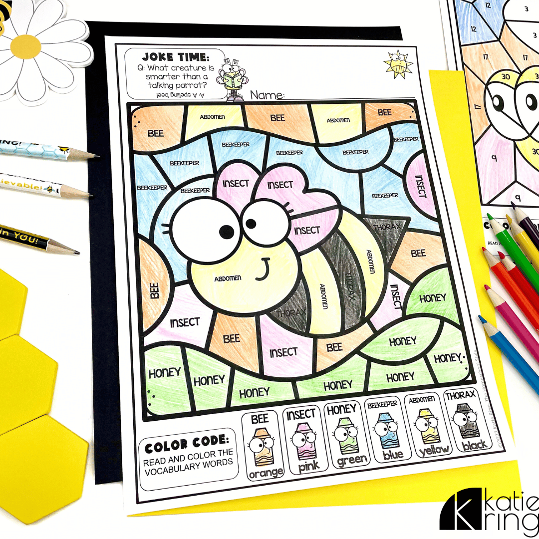 Fun and Easy Bee Activities for the Classroom - The Primary Style