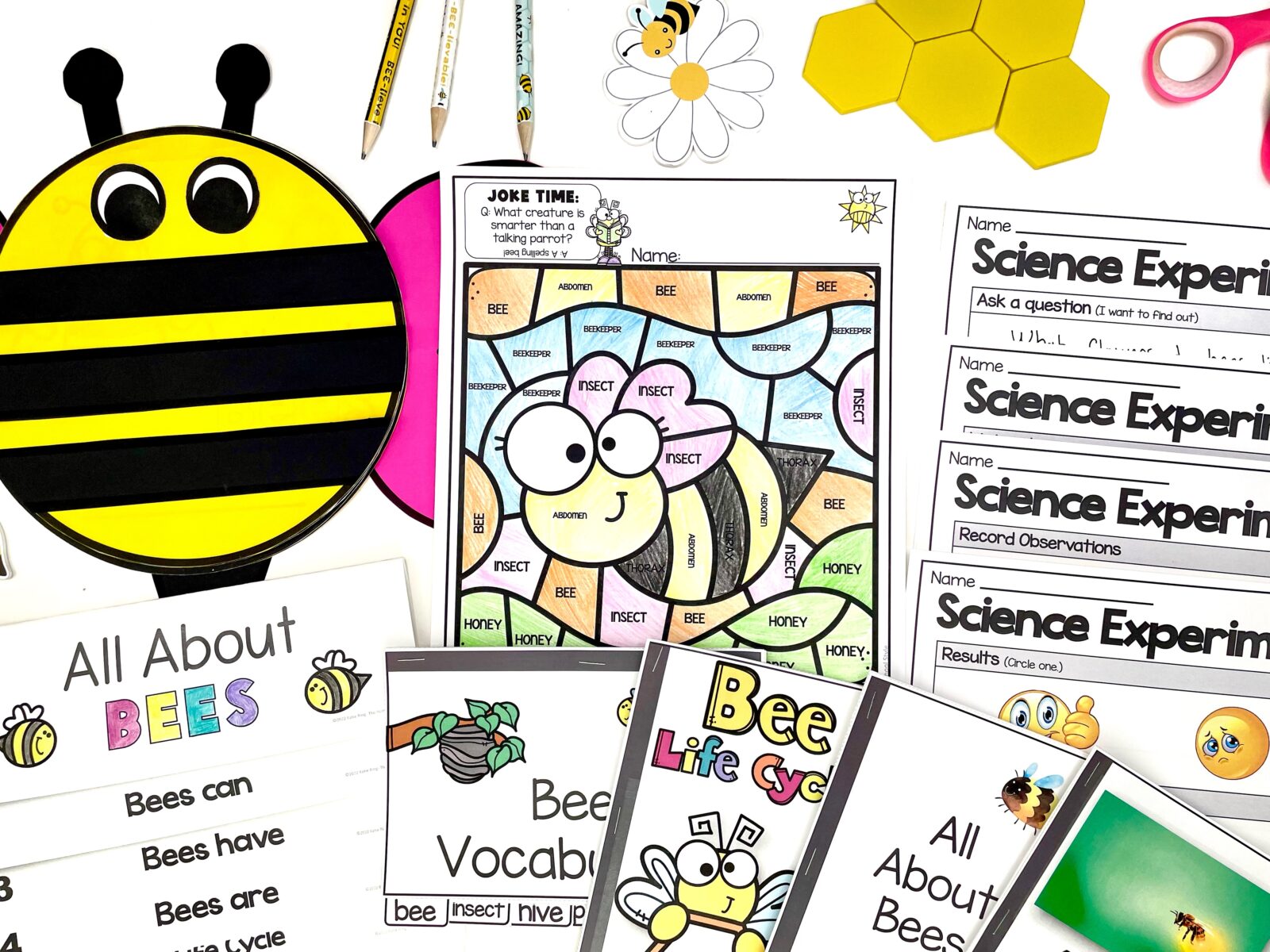 Fun and Easy Bee Activities for the Classroom - The Primary Style