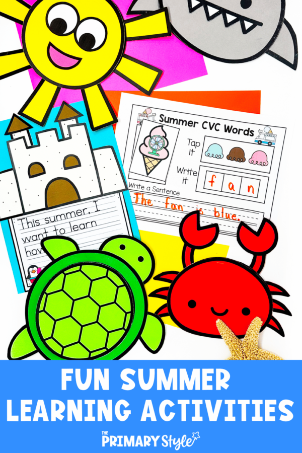 Fun Summer Learning Activities - The Primary Style