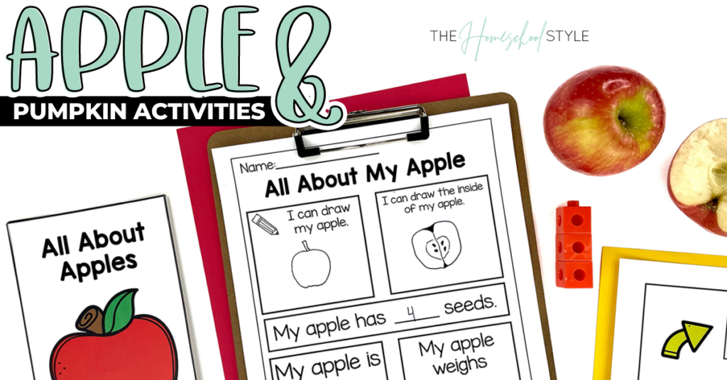 Fun and Easy Apple and Pumpkin Activities for Kids - The Primary Style