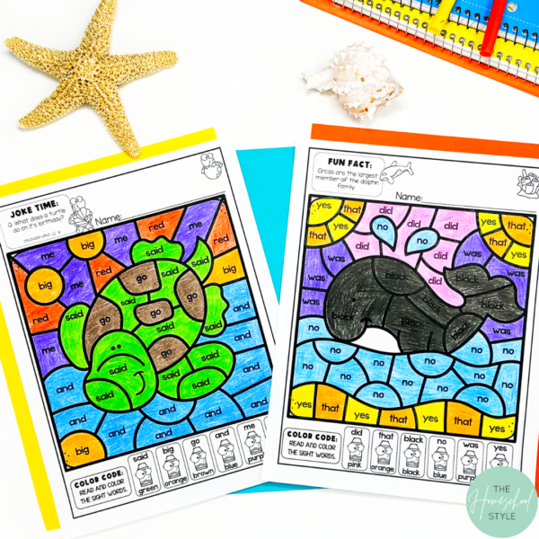 3 Benefits of Using Color by Code in Literacy Centers - The Primary Style