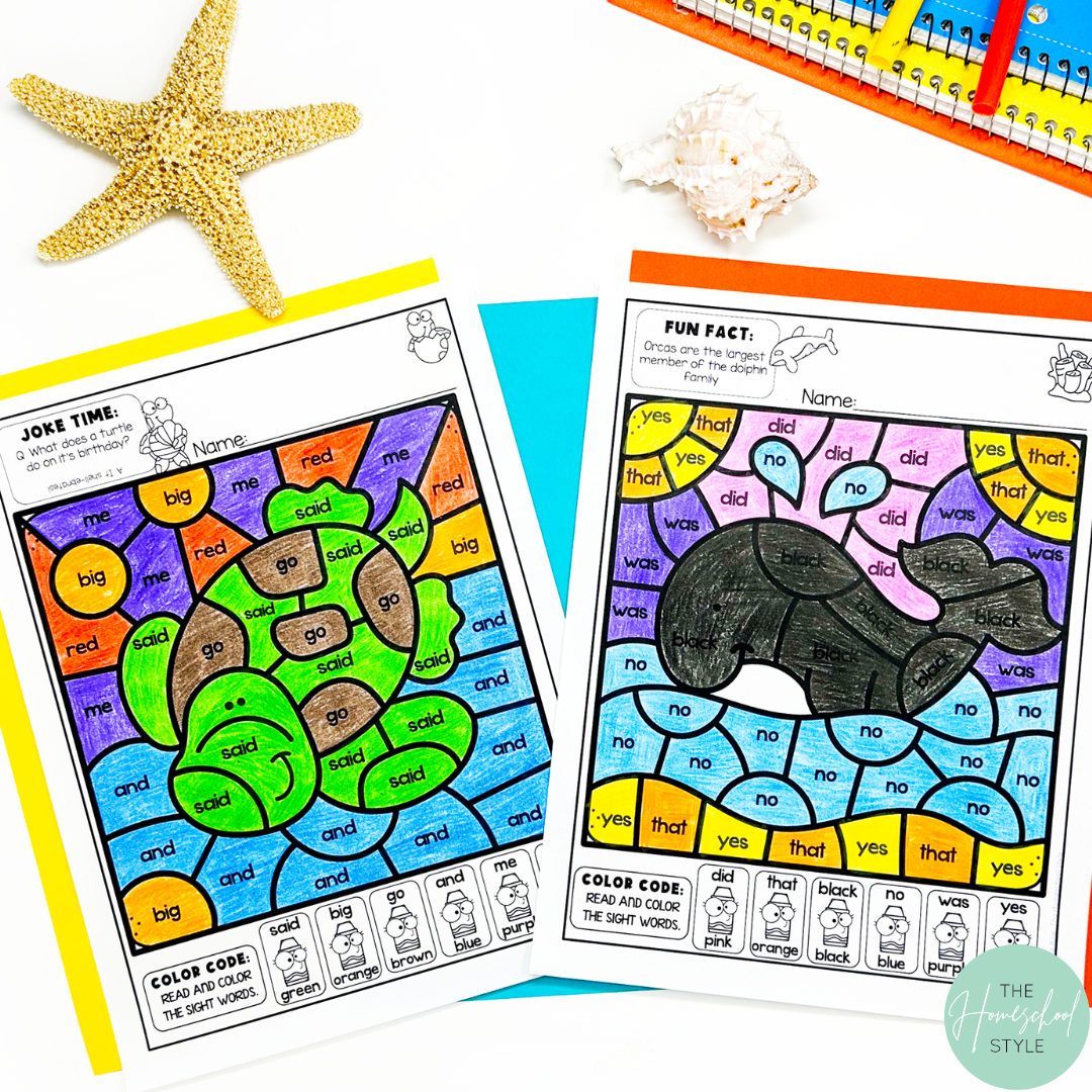 3 Benefits of Using Color by Code in Literacy Centers - The Primary Style