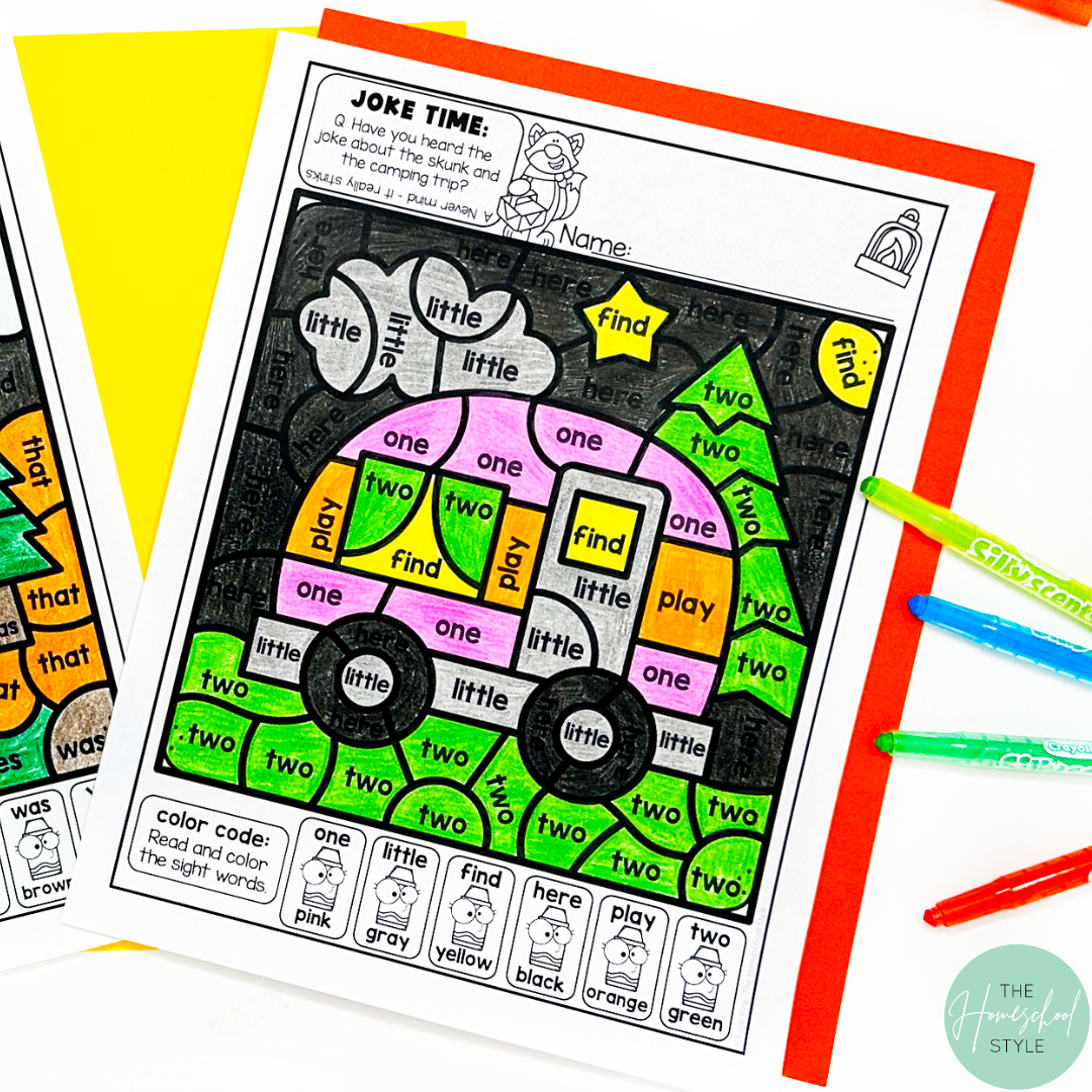 3 Benefits of Using Color by Code in Literacy Centers - The Primary Style