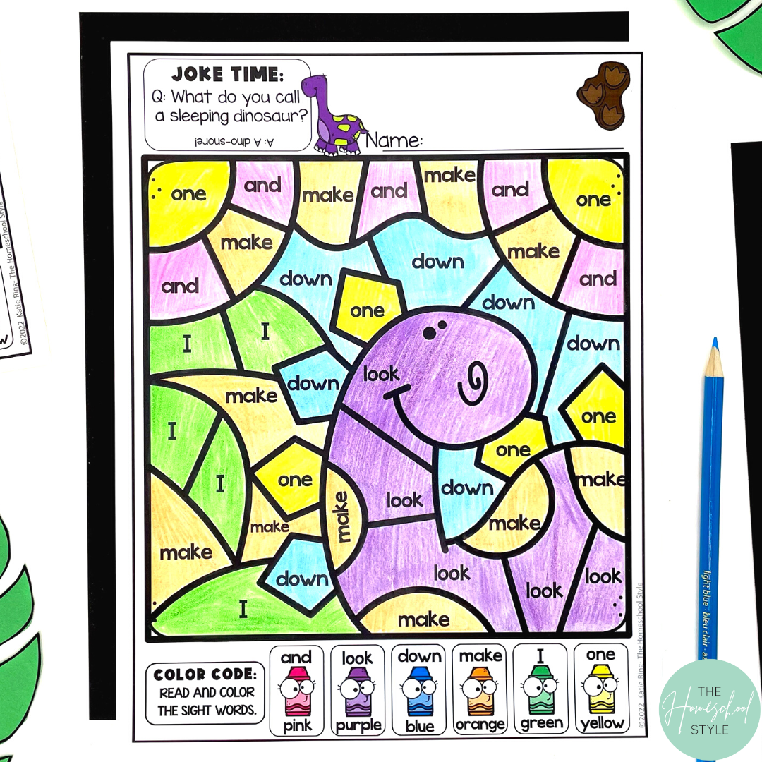 3 Benefits of Using Color by Code in Literacy Centers - The Primary Style