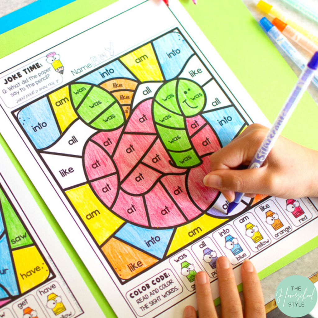 3 Benefits of Using Color by Code in Literacy Centers - The Primary Style