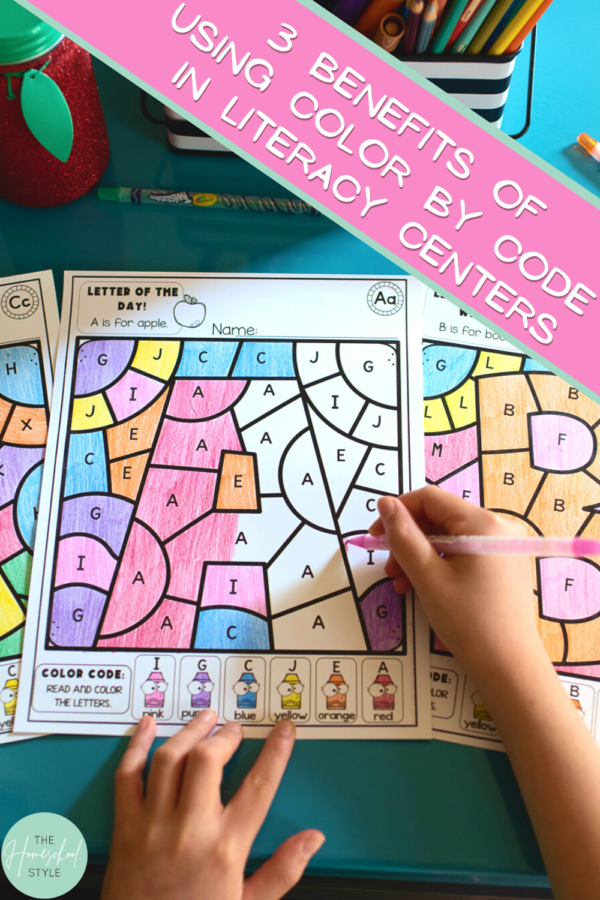 3 Benefits of Using Color by Code in Literacy Centers - The Primary Style