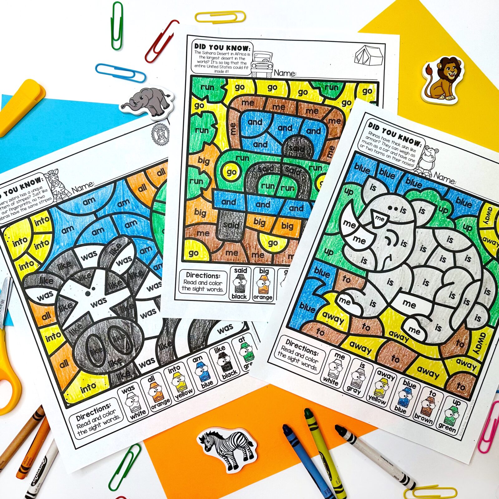 3 Benefits of Using Color by Code in Literacy Centers - The Primary Style