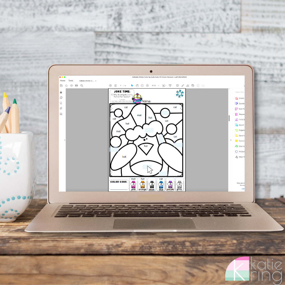 Differentiation Made Easy With Color By Code - The Primary Style