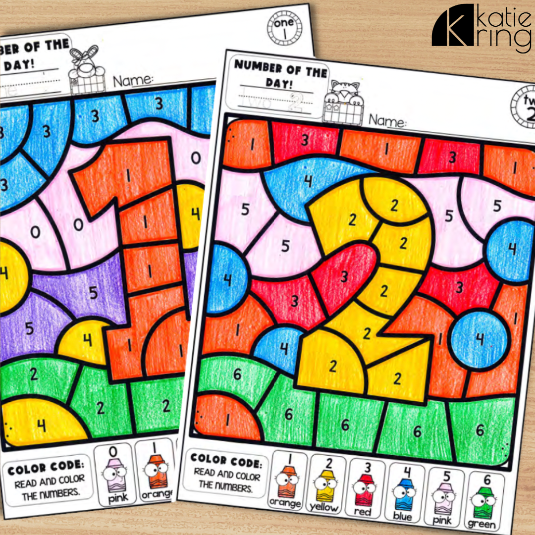 Differentiation Made Easy With Color By Code - The Primary Style