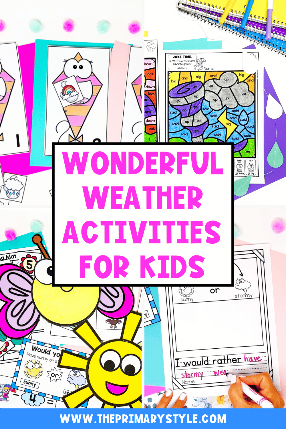 Wonderful Weather Activities for Kids - The Primary Style